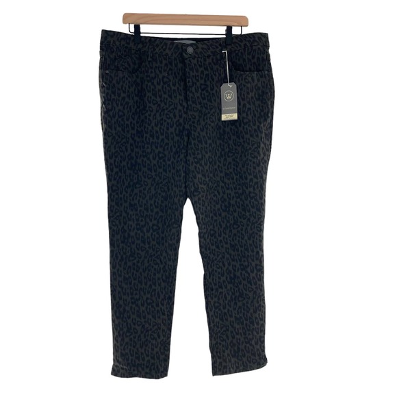 Wit & Wisdom | Pants & Jumpsuits | Wit Wisdom Leopard Skinny Absolution ...